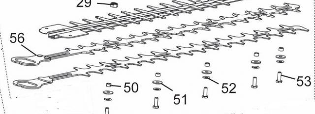Rabus - Produit Lame Taille Haies RHT2660DA gris et jaune